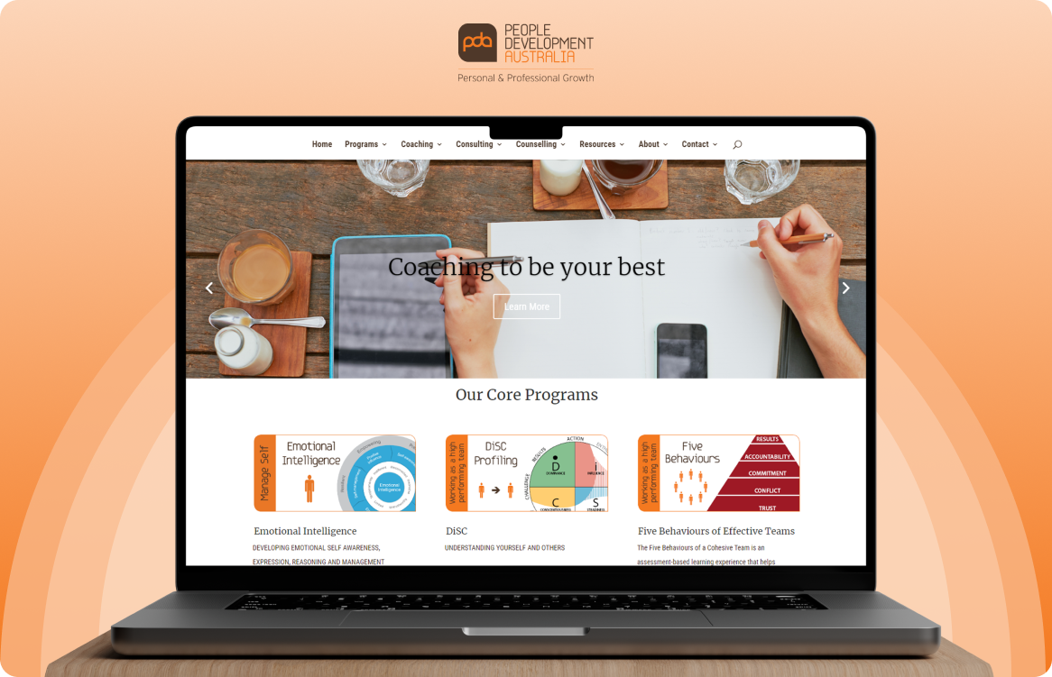 People Development Australia Case Study - WebyKing