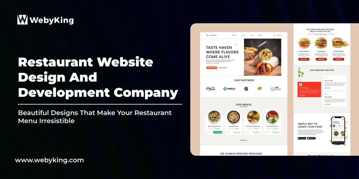 Restaurant Website Design Company | WebyKing